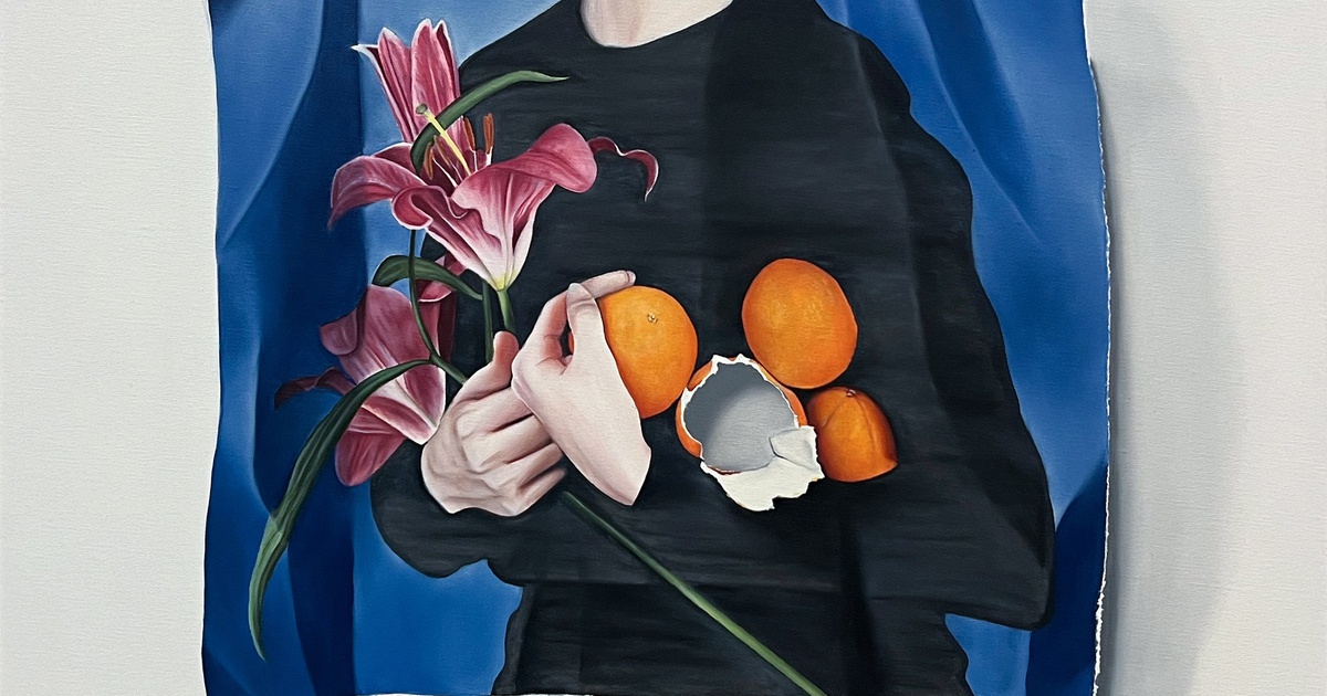 Palestinian artist Reem R.’s ‘Lilies’ droop with loss, bloom with ...